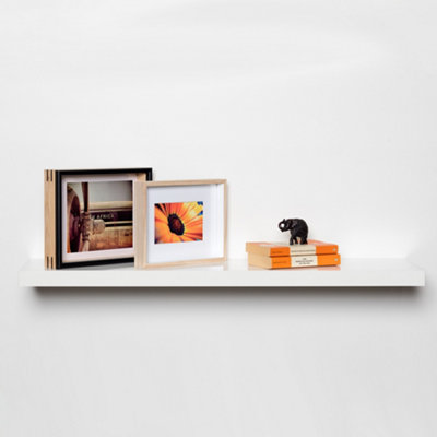 Flexi Storage floating Shelf White L 900 x D240mm