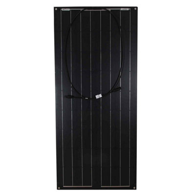 Flexible 100W Black Solar Panel with MPPT Charge Controller - K4