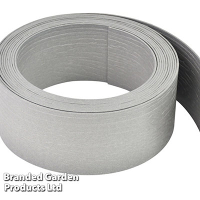 Flexible and Durable Plastic Garden Border Edging 10m Rolls, 12.5cm Tall, Easy Installation ...