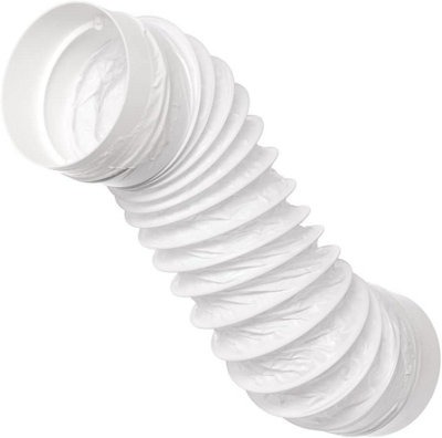 Flexible Duct Connector 100mm / 4 Inch Round PVC Ducting Ventilation Tube