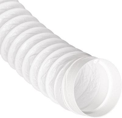 Flexible Duct Connector 100mm / 4 Inch Round PVC Ducting Ventilation Tube