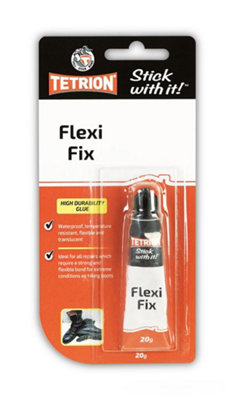 Flexible Glue Waterproof Tetrion Flexi Fix Glue - 20g x 3 | DIY at B&Q