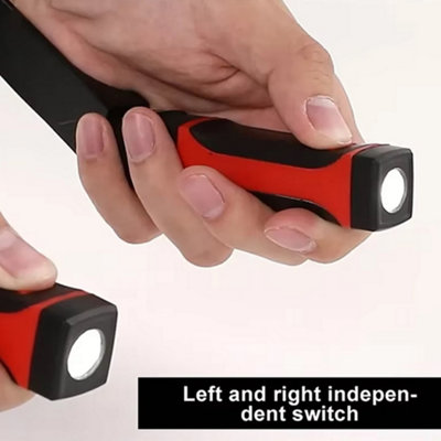 Flexible Hands-Free LED Neck Light - Rechargeable, Bright, Magnetic ...