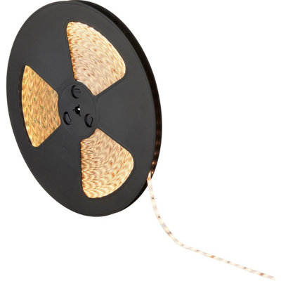 Flexible IP65 LED Tape Light - 30m Reel - 144W Warm White LEDs - Self ...