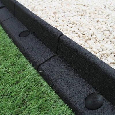 Flexible Lawn Edging Garden Border Green Pack of 30 x 1.2m
