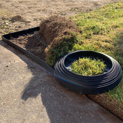 Plastic lawn edging store