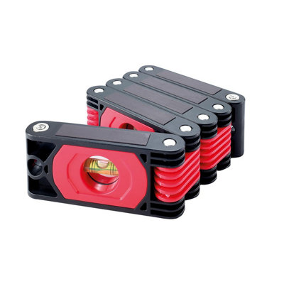 Flexible Spirit Level Tool with 4 Joints, Magnetic Side & Multi-Angle ...