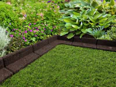Rubber edging for garden store