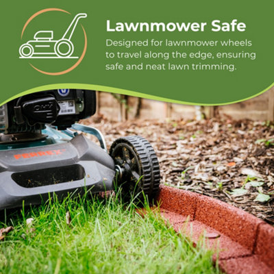 FlexiBorder Brown 6 x 1m Flexible Garden Edging for Garden Borders ...