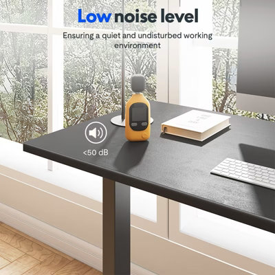 FlexiSpot Adjustable Height Standing Electric Corner Table Stand Black ...