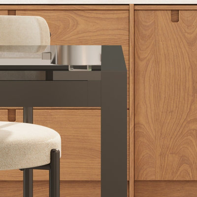 FlexiSpot Extendable Dining Table Black