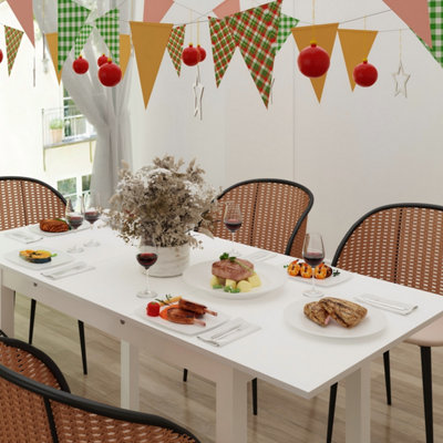 FlexiSpot Extendable Dining Table with Telescopic Slide and Eco ...
