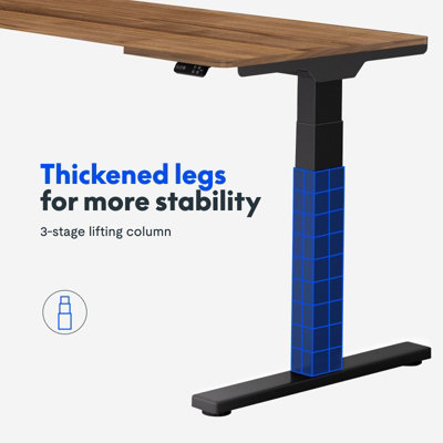 FlexiSpot Height Adjustable Standing Desk Frame with Improved ...