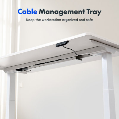 FlexiSpot Height Adjustable Standing Desk Frame with Improved ...