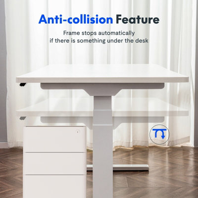 FlexiSpot Height Adjustable Standing Desk Frame with Improved ...