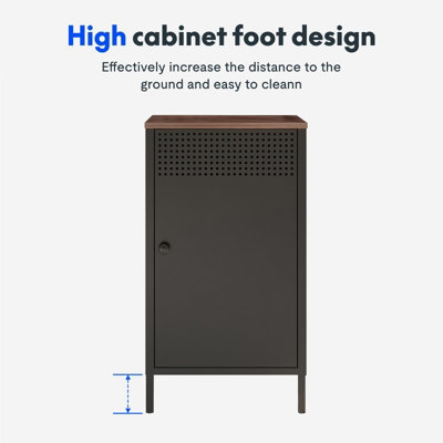 FlexiSpot Metal Storage Cabinet with Door White