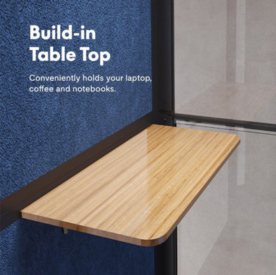 Flexispot Solo Office Meeting Pod Height-adjustable 20-30dB Acoustic Phone Booth