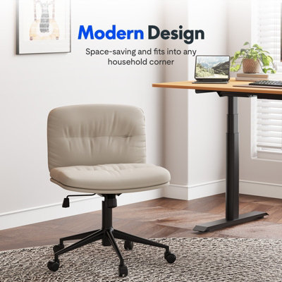 FlexiSpot U-shaped Design Support Ergonomic Office Chair White