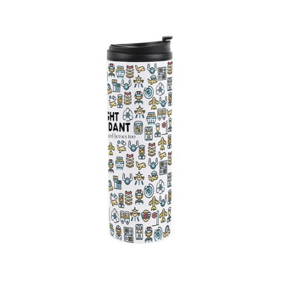 Flight Attendant Travel Mug - Novelty Cabin Crew Gift - Stainless Steel ...