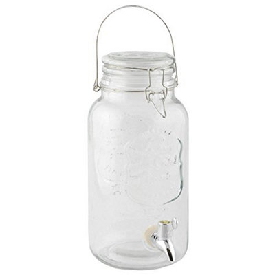 Flip Top Juice Dispenser With Handle