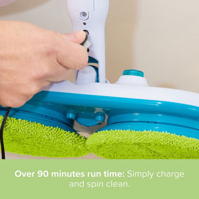 Floating Mop - Motorised Cordless & Rechargeable Spinning Mop