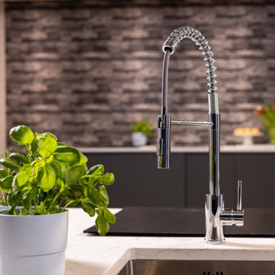 Flode Fjadra Pull Out Kitchen Sink Mixer Tap Spring Style Mixer Tap ...