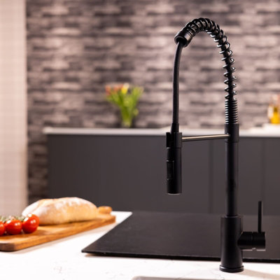 Flode Fjadra Pull Out Kitchen Sink Mixer Tap Spring Style Mixer Tap ...