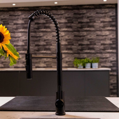 Flode Fjadra Pull Out Kitchen Sink Mixer Tap Spring Style Mixer Tap ...