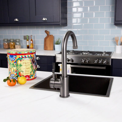 flode kraft Solo Industrial Style Single Lever 3 in 1 Instant Boiling ...