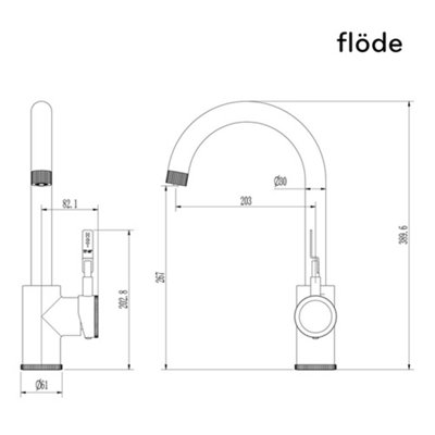 flode kraft Solo Industrial Style Single Lever 3 in 1 Instant Boiling ...