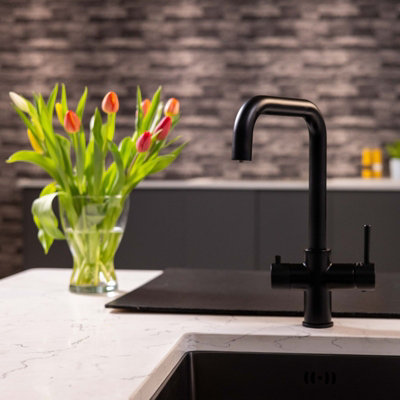 flode Vier 4 in 1 Instant Boiling Hot & Filtered Cold Water Tap Matt ...