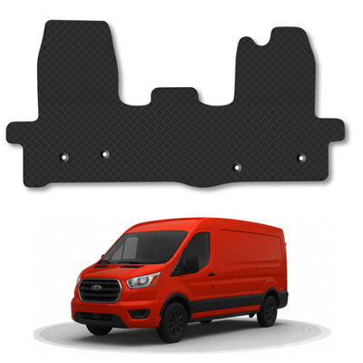 Floor Mats for Ford Transit MK8 (2014+) Rubber Tailored Fit Van Mat ...