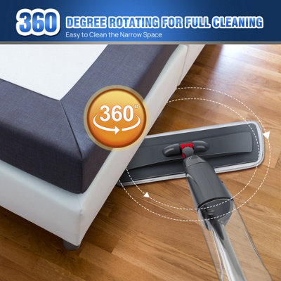 Floor Mop with Spray Function Spray Mop with Mop Pad 360 Degree ...