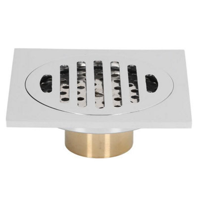 Floor Siphon Shower Floor Drain Stainless Steel Galvanized Copper Round ...