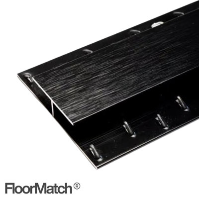 FloorMatch 0.9m Aluminum Door Threshold Strip Dual Edge Carpet to ...
