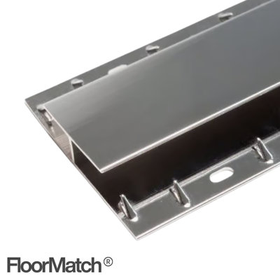 FloorMatch 0.9m Aluminum Door Threshold Strip Dual Edge Carpet to ...
