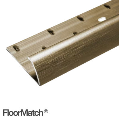 FloorMatch Aluminum Door Threshold Strip 0.9m Single Edge Carpet to ...