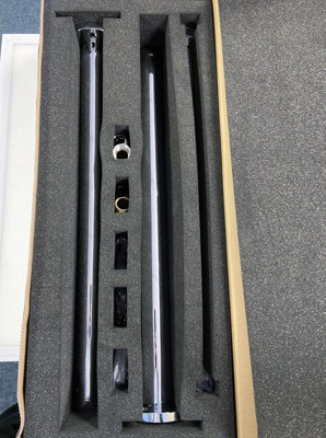 Floorstanding Bath Filler Tap Legs Chrome 600mm Freestanding Bathstore ...