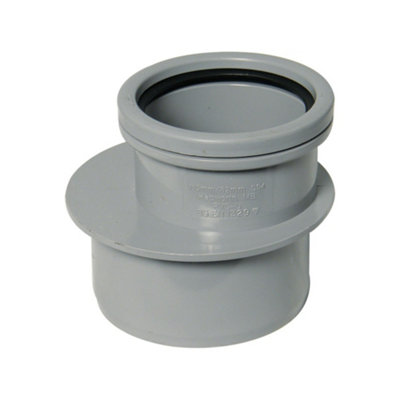 Buy FloPlast 110mm Soil Reducer 110mm x 82mm Grey | DIY at B&Q