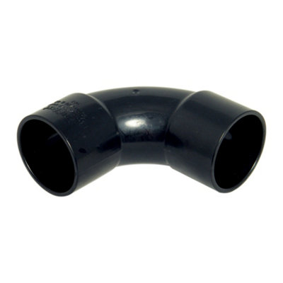 FloPlast ABS Solvent Weld 92.5 Degree Bend 32mm Black at B&Q
