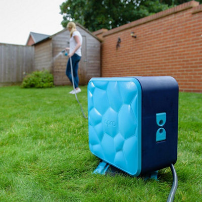 Flopro+ Automatic Retractable Garden Hose Pipe Reel Cube, 20 m (65 ft)