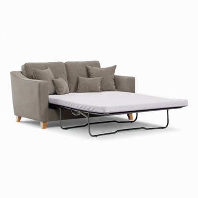 Florence Chenille Sofa Bed in Fossil