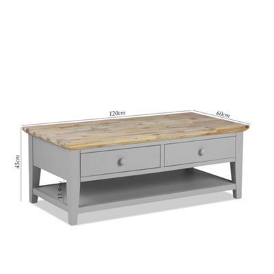 Florence Coffee Table - Dove Grey