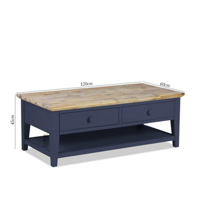 Florence Coffee Table - Navy Blue