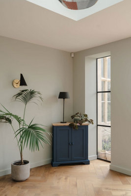 FLORENCE CORNER SIDEBOARD WITH CUPBOARD - NAVY BLUE