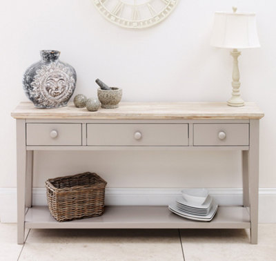 Florence Large Console Table - Truffle