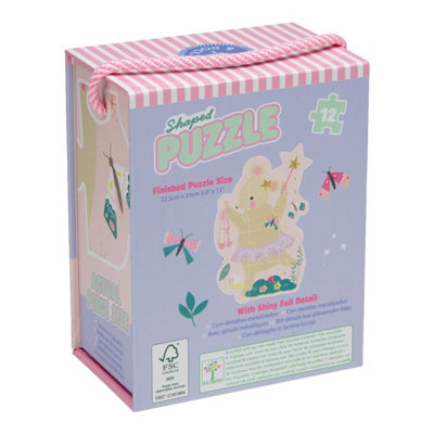 Floss & Rock 12pc Shaped Jigsaw Puzzle Enchanted
