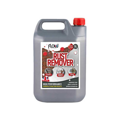 Flow Rust Remover Solution/Spray/Liquid Removes Rust Back To Bare Metal ...