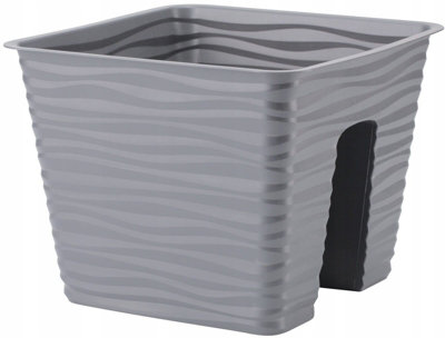 Flower Bridge Hanging Planter Plant Pot Fence Railing Balcony Decking ...