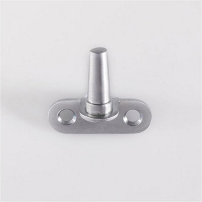 Flush Fitting Cranked Window Casement Pin - 25mm Fixing Centres Satin ...